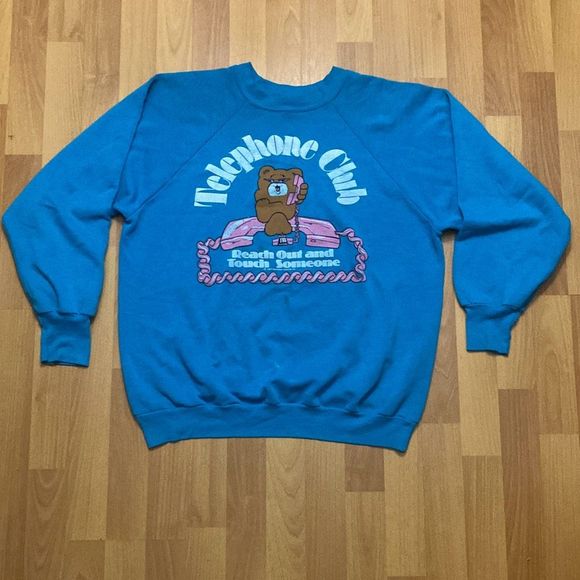 Signal | Sweaters | Vintage 987 Signal Tag Telephone Club Reach Out And ...